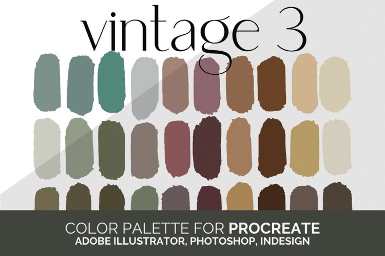 Vintage Illustration Color Palette For Procreate 1616923 