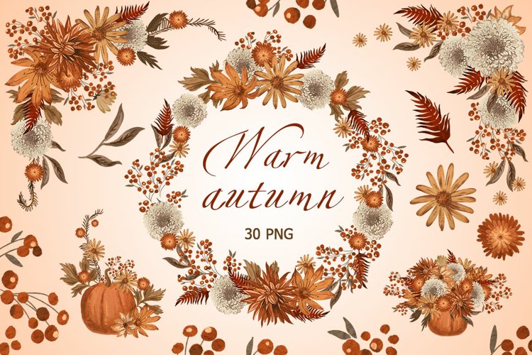 Vintage Autumn Clip Art