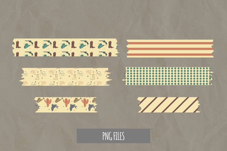 Vintage Cowboy Stuff Patterned Tape
