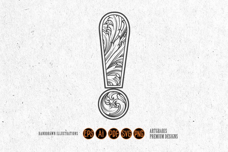 exclamation mark logo design