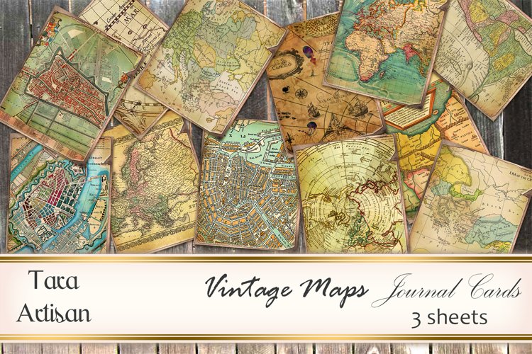 Vintage Maps Cards