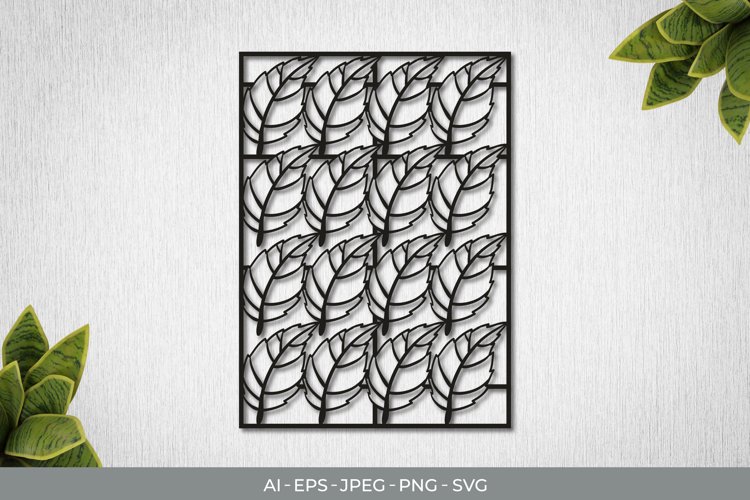 Vintage Papercut Stencil Autumn