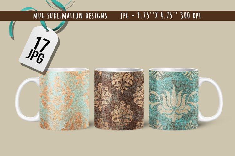 Modern Glitter Mug Designs