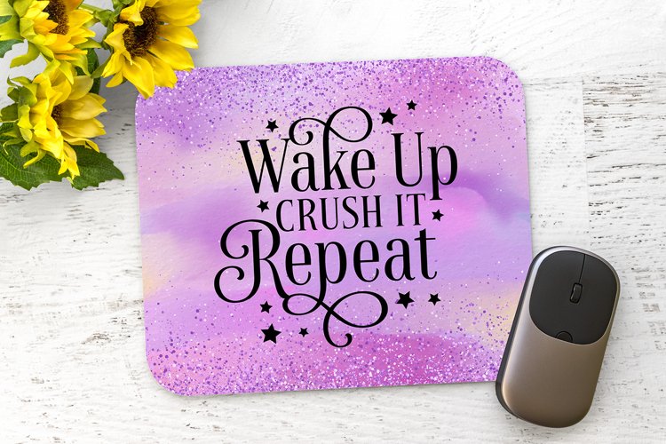 Wake Up - Mouse Pad Sublimation - PhotoShop Design