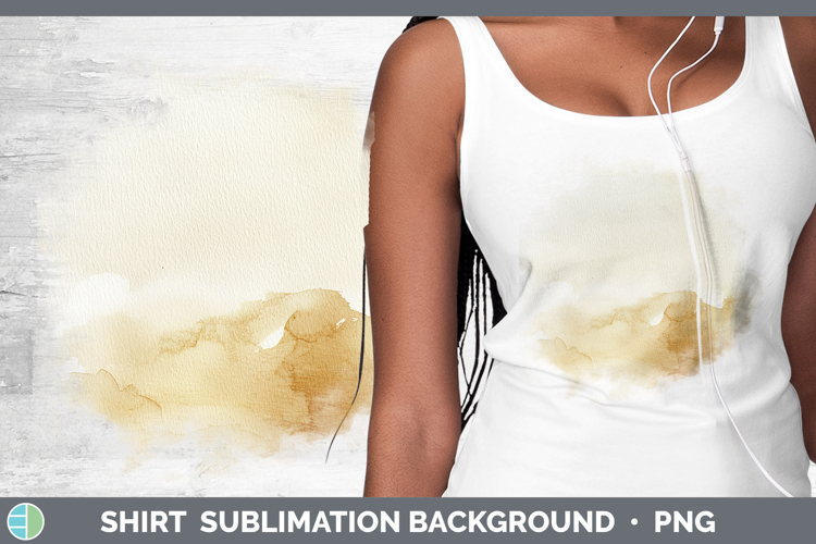 Watercolor Beige Shirt Sublimation Sublimation Background De