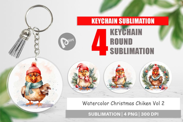 12 Bundle Keychain Sublimation Designs