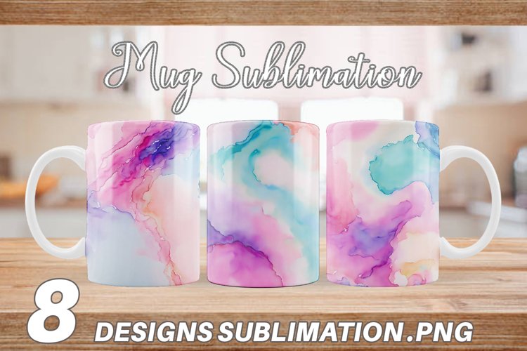 Mug sublimation background