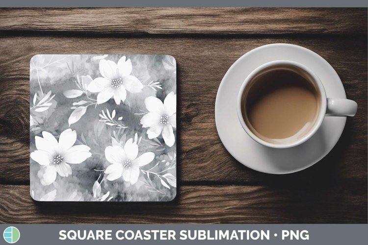 Watercolor Slate Square Coaster Sublimation Coaster Designs