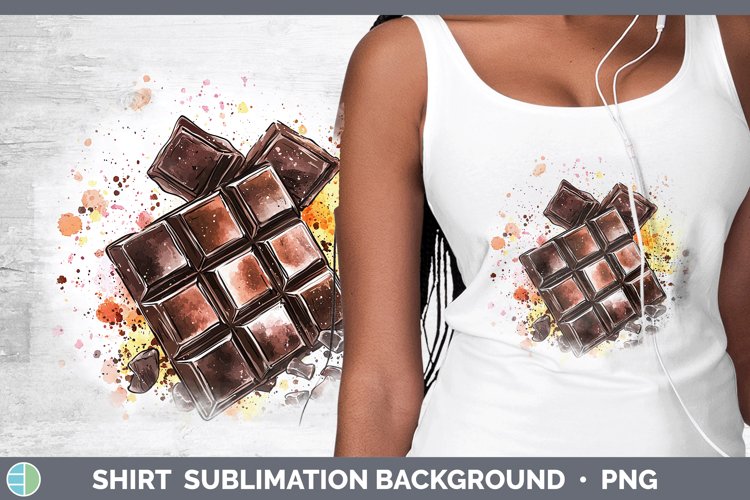 Watercolor Splash Toy Chocolate Shirt Sublimation Sublimatio