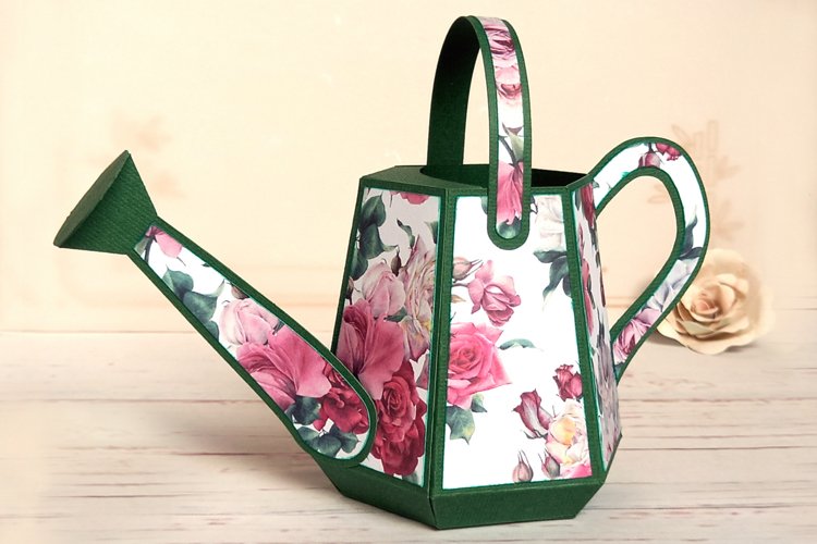 Watering Can SVG and PDF Templates