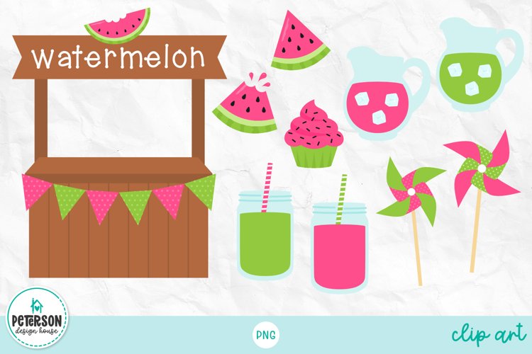 Watermelon Stand Clipart (1835560)