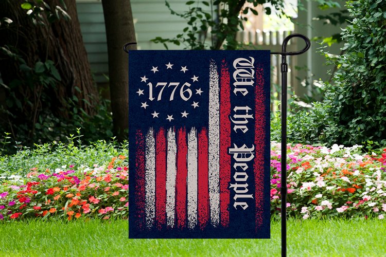 We The People - Garden Flag Sublimation - PNG Design