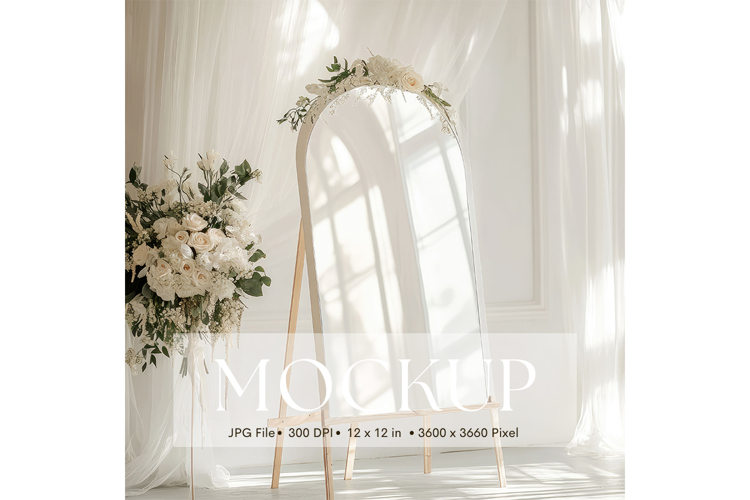 Welcome Sign Mockup Photo Frame Wedding Sign (6178997)
