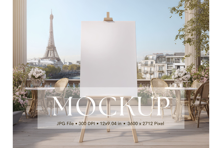 Welcome Sign Mockup Photo Frame Wedding Sign (6199592)
