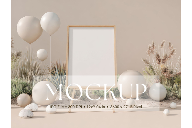 Welcome Sign Mockup Photo Frame Wedding Sign (6199293)