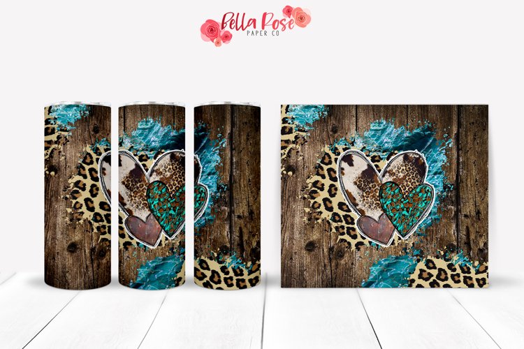 Western Love | Western Heart | 20oz Tumbler Sublimation Wrap