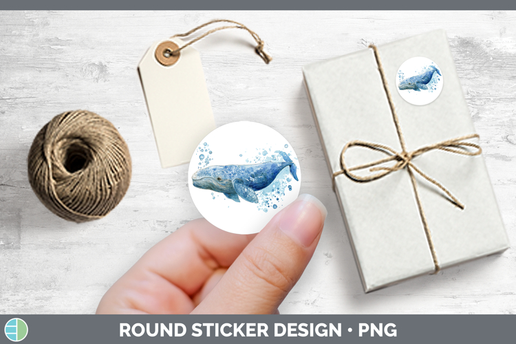 Dwarf Sperm Whale Whales Sketch Stickers Design