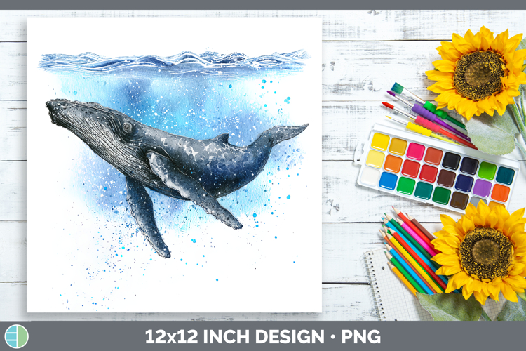 Humpback Whale Whales Sketch Paper Backgrounds Design