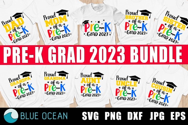 Pre-K grad 2023 bundle SVG, Pre-k Graduation 2023 SVG