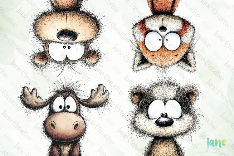 Whimsical Woodland Animal Clipart (6452844)