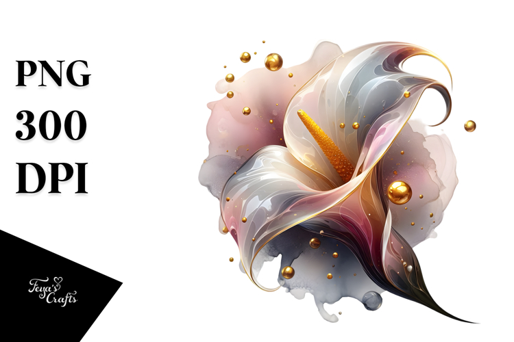 Abstract Calla Lily PNG