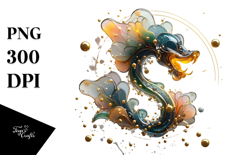 Abstract Snapdragon Splash PNG