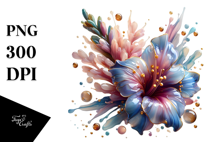 Abstract Gladiolus, Transparent PNG