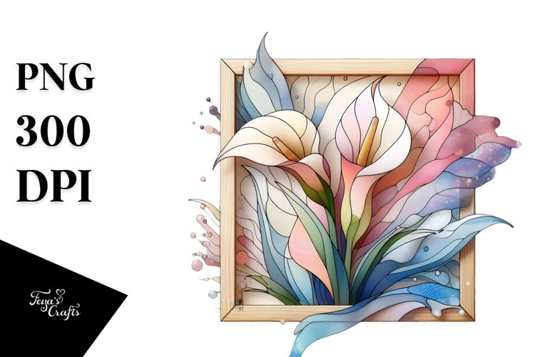 Abstract Calla Lily PNG