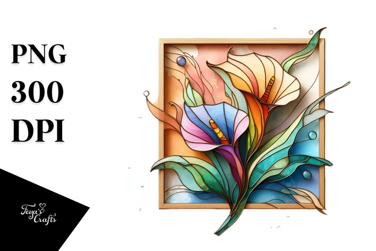 Abstract Calla Lily PNG