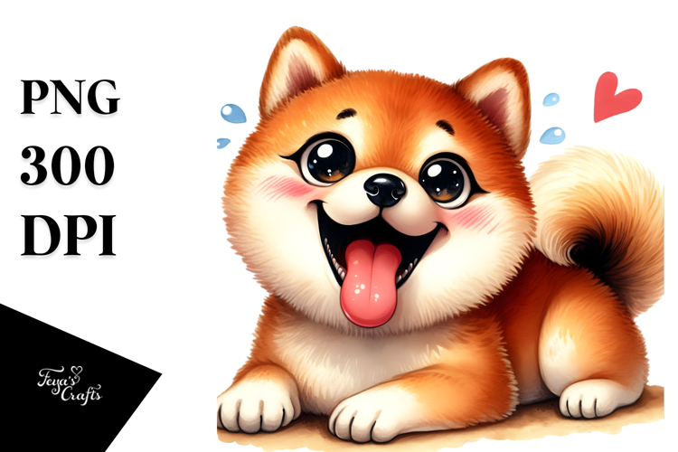 Cute Shiba Inu, PNG