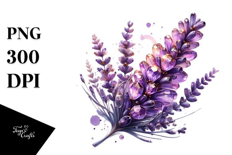 Lavender Watercolor Splash