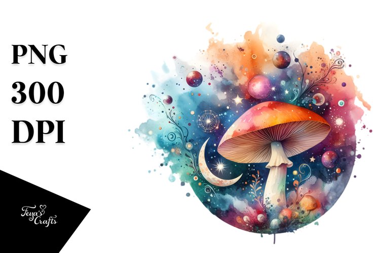 Colorful Celestial Mushroom