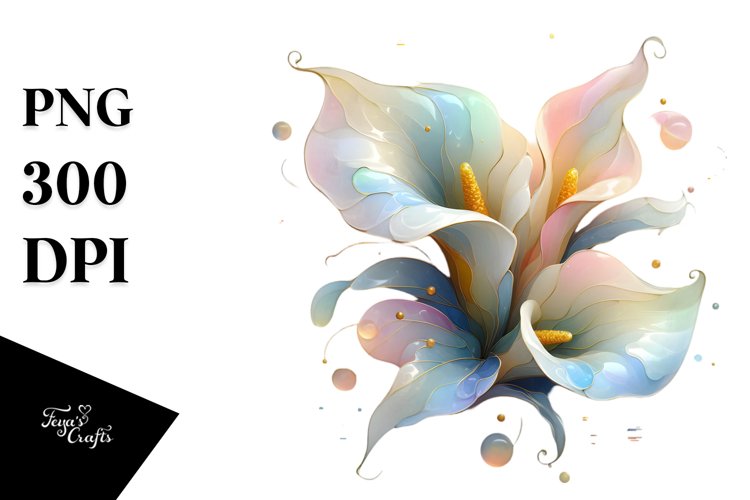 Abstract Calla Lily PNG