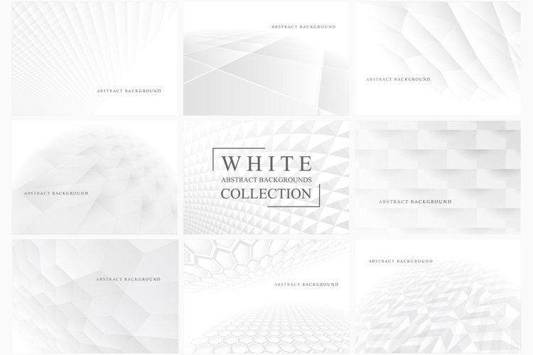 White abstract futuristic background