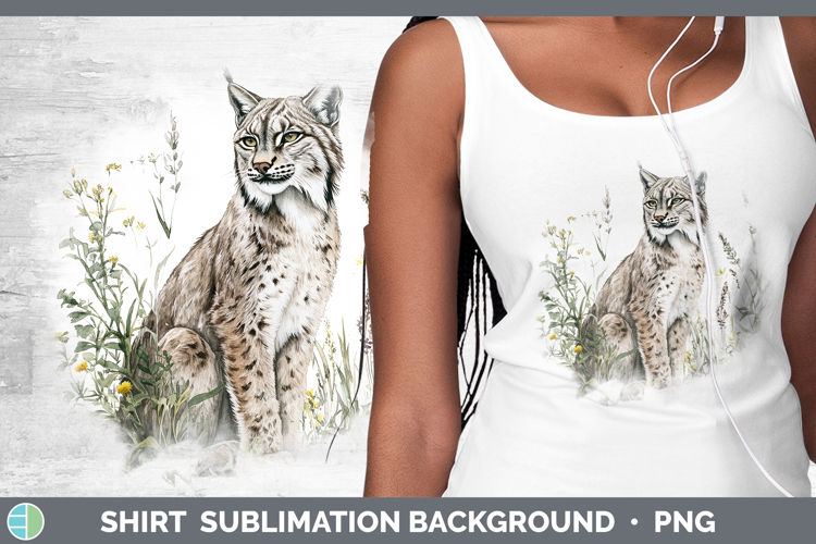 Wild Cats Canada Lynx Shirt Sublimation Sublimation Backgrou