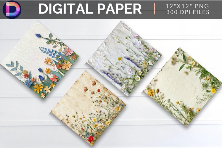 Wildflowers Digital Paper