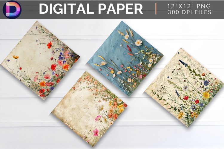 Wildflowers Digital Paper
