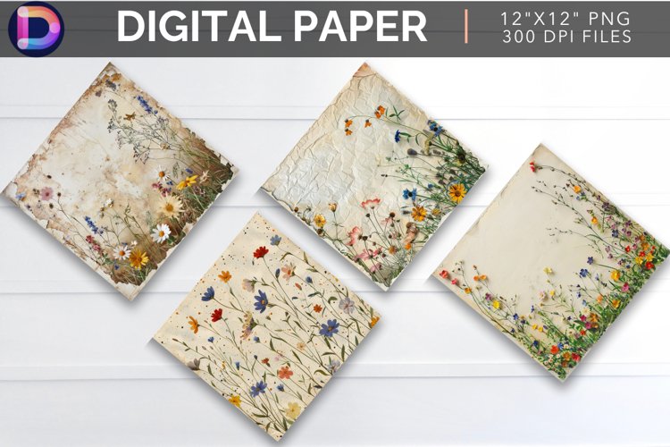 Wildflowers Digital Paper