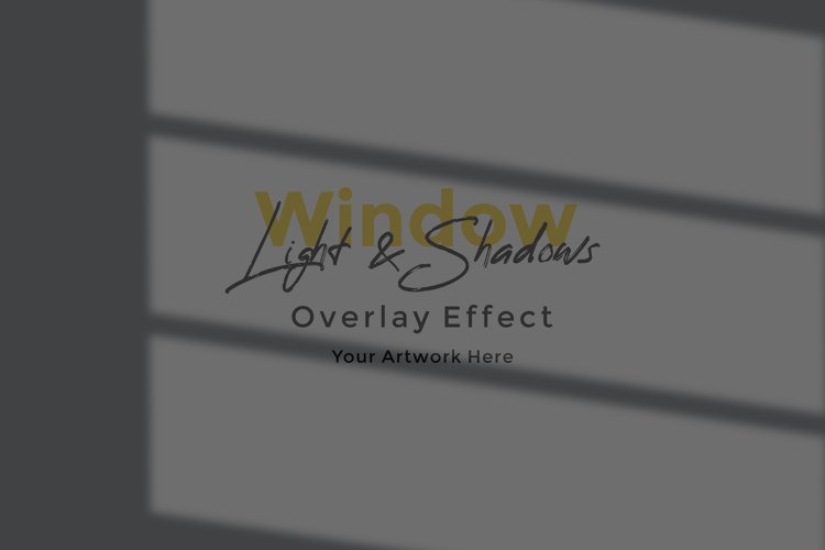 Window Sunlight Shadow Overlay Effect Mockup (2446398)