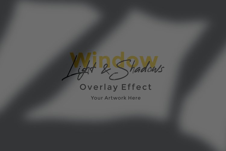 Window Sunlight Shadow Overlay Effect Mockup (2446602)
