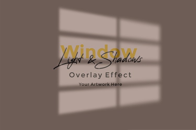 Window Sunlight Shadow Overlay Effect Mockup (2446198)