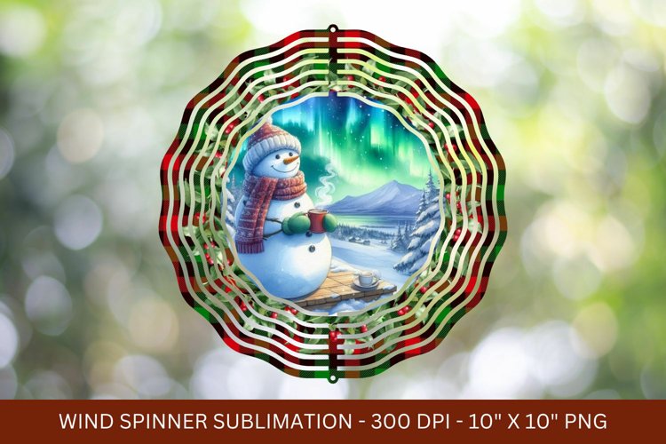snowman christmas wind spinner png sublimation (4848184)