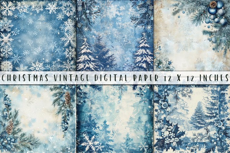 Vintage Christmas Junk Journal Scrapbook Paper (4263110)