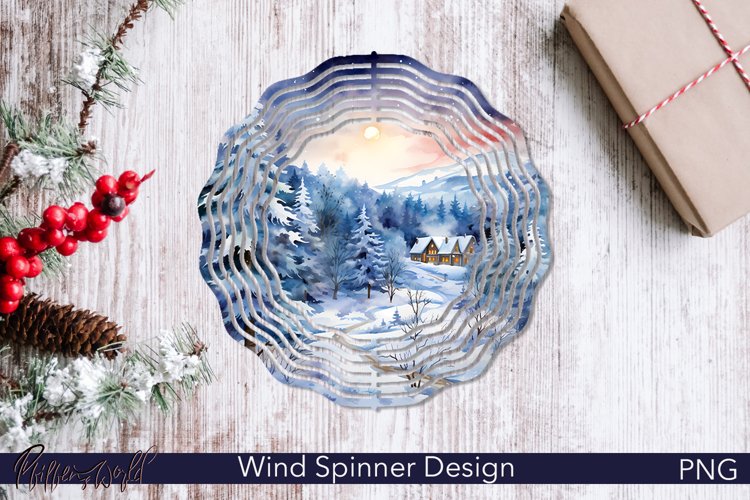 Christmas Wind Spinner