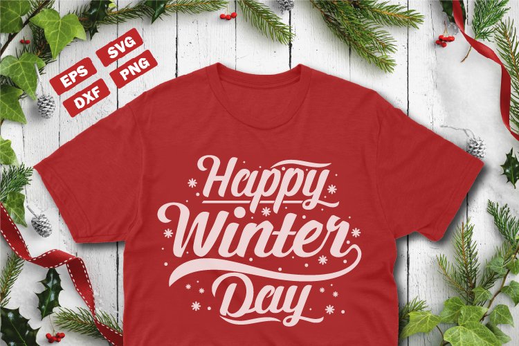 Winter quotes SVG | Happy winter day