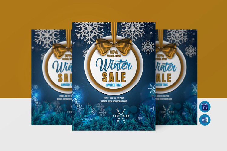 Winter Sale Flyer Template (1735720)