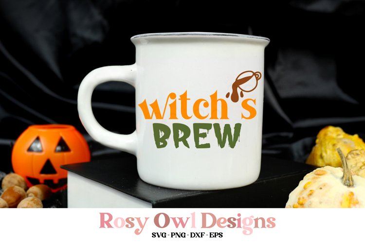Witch's Brew SVG, Halloween, Coffee Lover, Witches, Spooky