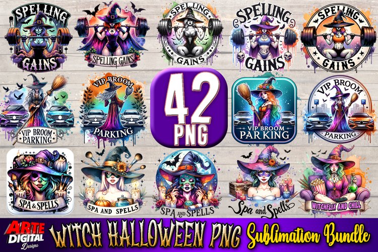 Halloween Witch Bundle Sublimation 2