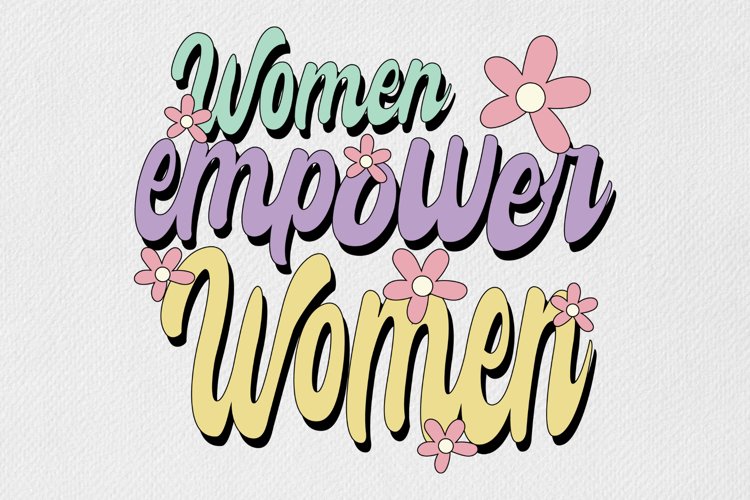 Women Empowerment Statement Sublimation Design (3293120)