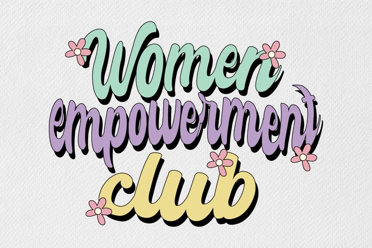 Women Empowerment Statement Sublimation Design (3293198)